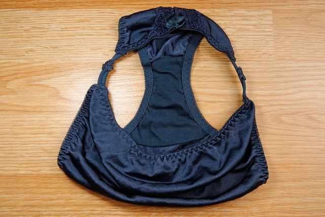 VINTAGE JAPANESE NYLON Shiny Slippery Pretty Cute Cross String Panty Small $14.99 - PicClick CA