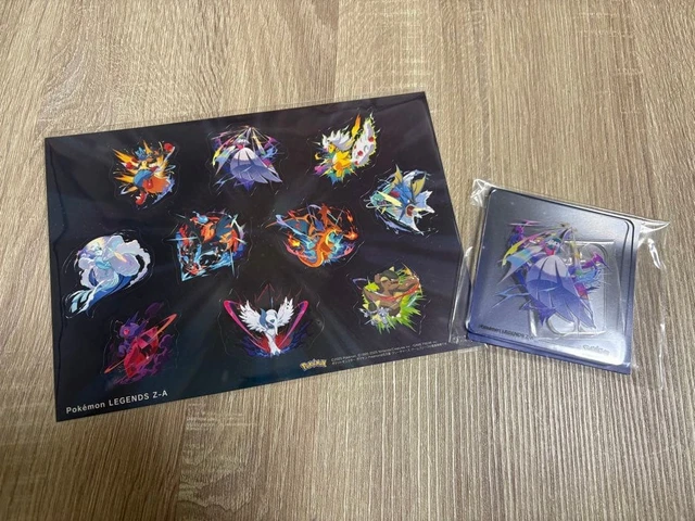 POKÉMON LEGENDS Z-A Acrylic Coaster Set with Mega Gardevoir & Sticker ...