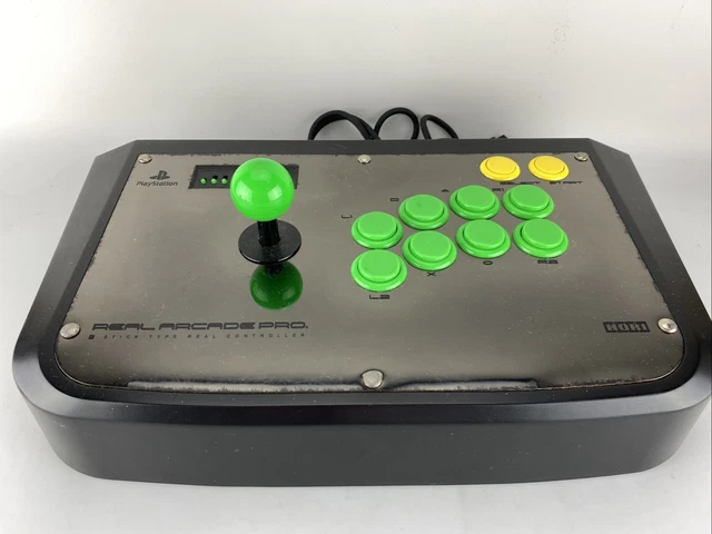 HORI REAL ARCADE Pro Fight Stick Controller Playstation Mirror PS1 PS2 ...