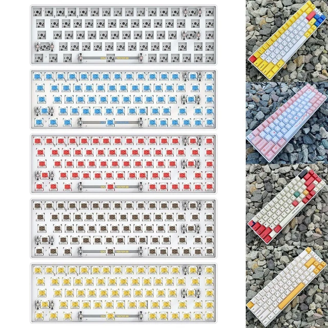 68KEYS TESTER68 MECHANICAL Keyboard Kit 2.4G/Bluetooth 5.0 2-Mode for ...