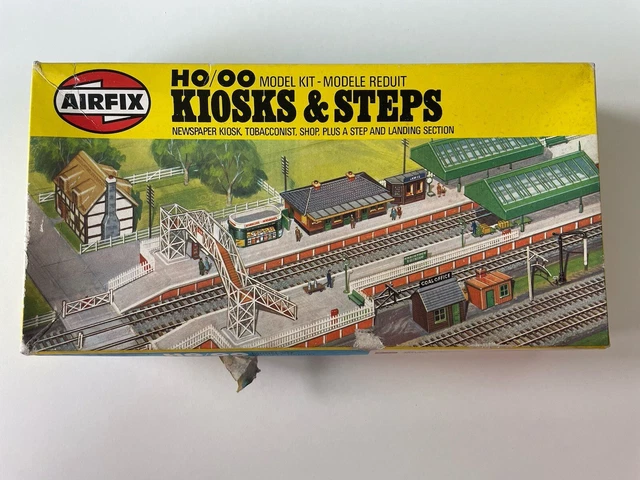 VINTAGE 1979 AIRFIX Ho/Oo Kiosk & Steps Model Kit - New £10.00 ...