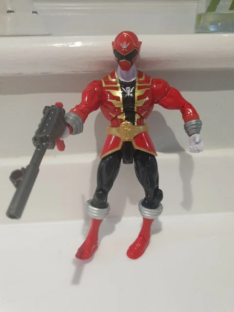 POWER RANGERS DINO Charge Pirate Red Power Ranger Figure 20 Cm Vgc £10. ...