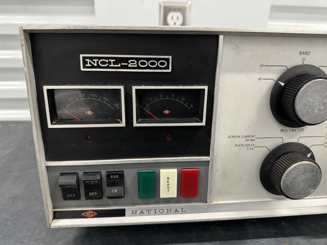 NATIONAL NCL-2000 HF Amplifier 10-80 Meters $765.20 - PicClick CA