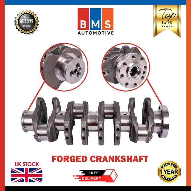 FORD 2.2 DIESEL Cvra Forged Crankshaft Transit Ranger Tke Bk2Q6300Aa ...