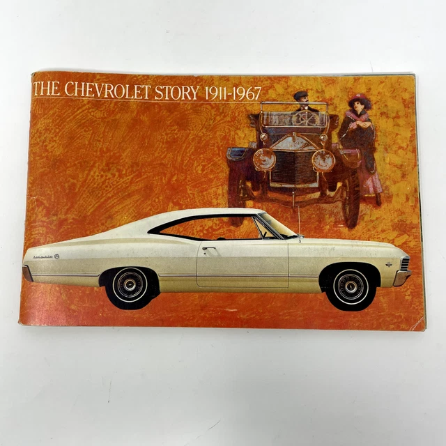 VINTAGE THE CHEVROLET Story 1911-1967 Chevy History GM Sales Brochure ...