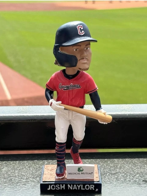 2024 JOSH NAYLOR Cleveland Guardians SGA Bobblehead EN MAIN !! 6/22/24 ...