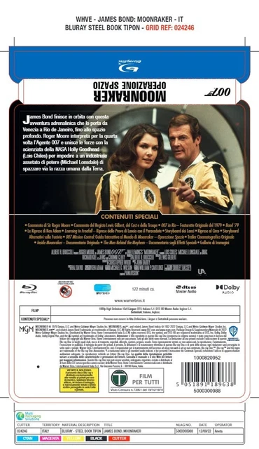 007 MOONRAKER - Steelbook (BS) (Blu-ray) Roger Moore Lewis Gilbert £24. ...
