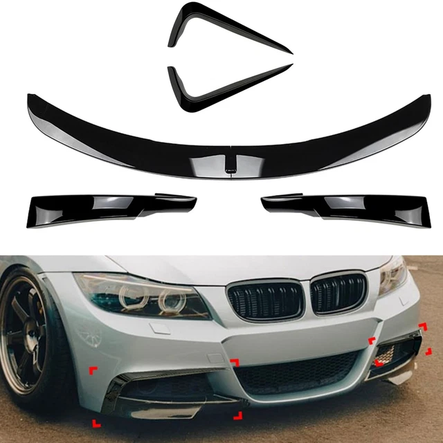 FRONT SPLITTER AIR Vent Body Kit For BMW 3Ser E90 E91 LCI M Sport 2009 ...