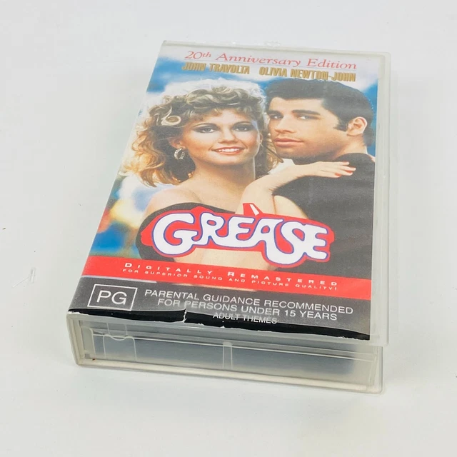 GREASE VHS VIDEO 1998 20th Anniversary Edition Olivia Newton John ...