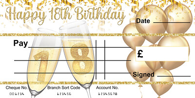 LARGE GIFT CHEQUE Big Presentation Photoshoot Congratulations Birthday ...