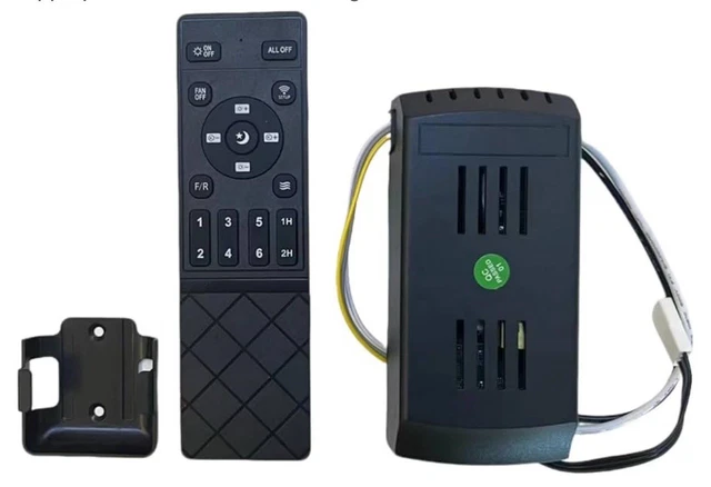 UNIVERSAL CEILING FAN Remote Control Kit with Light Dimmer 6 Speed 4 ...