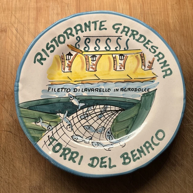 PIATTO BUON RICORDO rist gardesana Torri Benaco filetto di Lavarello ...