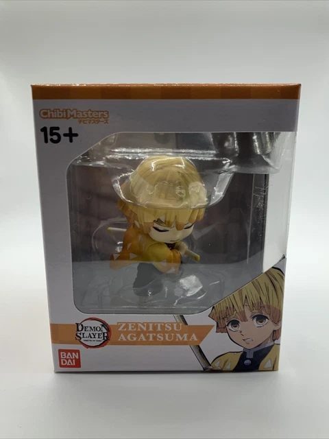 DEMON SLAYER KIMETSU no Yaiba Zenitsu Agatsuma Chibi Masters Figure NEW ...