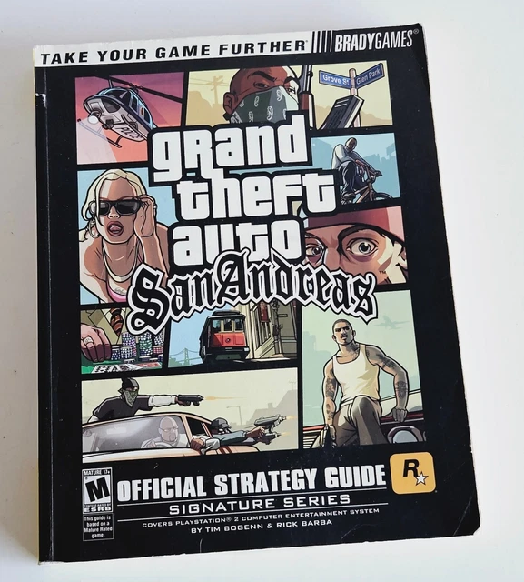 GRAND THEFT AUTO San Andreas GTA Official Strategy Guide Game Book ...