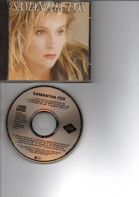 SAMANTHA FOX RARE Uk Cd Samantha Fox £7.20 - PicClick UK