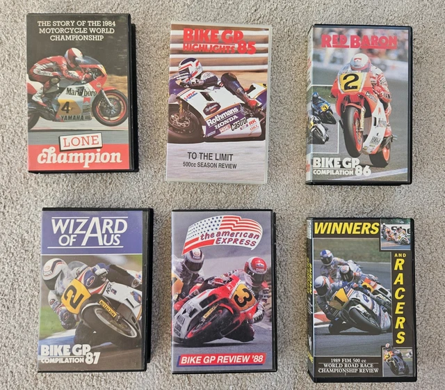 MOTOGP 1980S VIDEO Collection 500cc Motorcycle GP Championship VHS 1984 ...