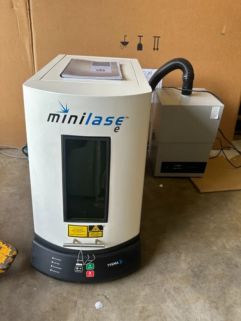 TYKMA MINILASE E MLME10 laser marking & engraving machine Bofa fume ...