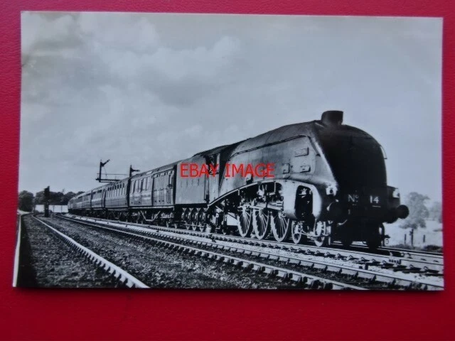 PHOTO LNER Class A4 Loco No 14 Silver Link £4.00 - PicClick UK