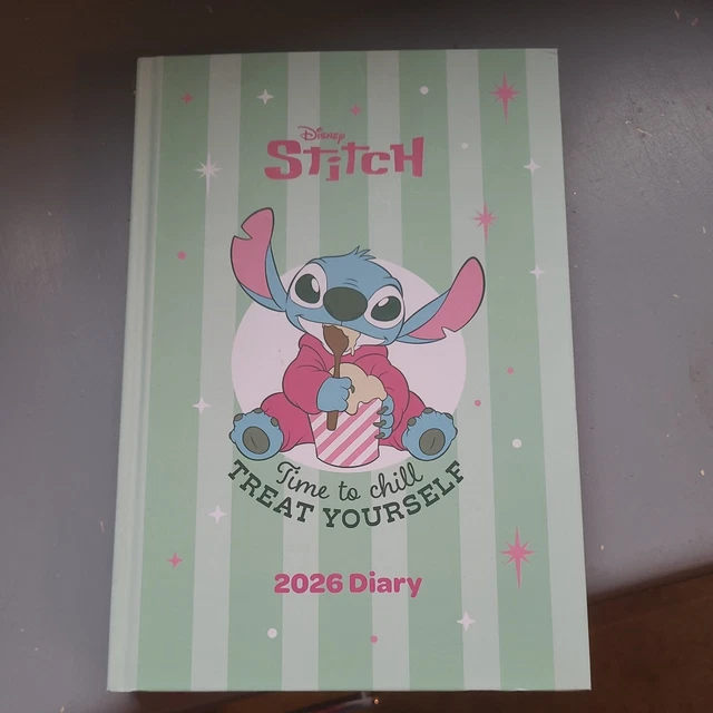 DISNEY STITCH DIARY 2026 A5 day To View Stitch Diary treat yourself £5. ...