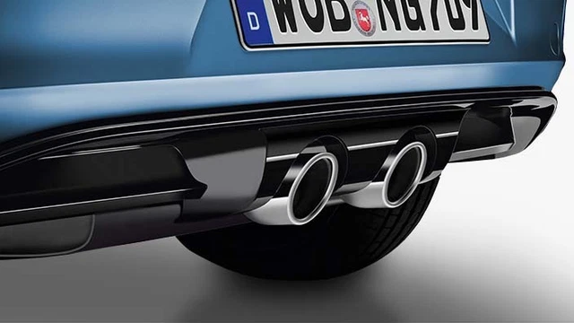REAR IMPACT DIFFUSER LOOK R32 VW GOLF 7 VII SEDANS 1.6 TDI 4motion 11/ ...
