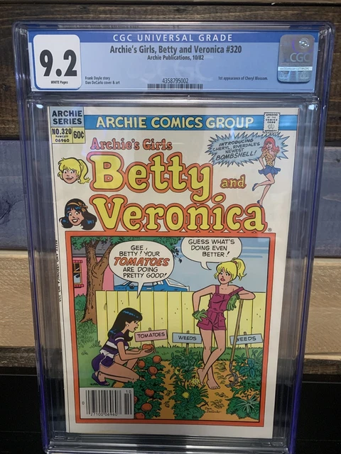 Archies Girls Betty And Veronica 320 Cgc 9 2 1ère Application De