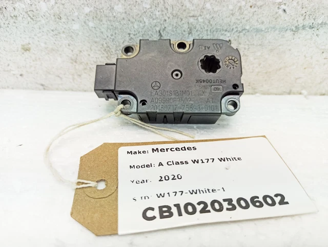 MERCEDES BENZ A200 W177 2019-2021 Heater Flap Actuator A0999063502 £19. ...