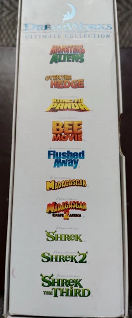 DREAMWORKS ANIMATION SKG: Ultimate Collection 10 DVD BOXSET 2010 DISCs ...