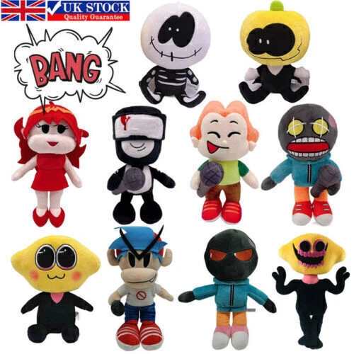 FRIDAY NIGHT FUNKIN Plush Toy FNF Spooky Month Skid Pump Stuffed Toy ...