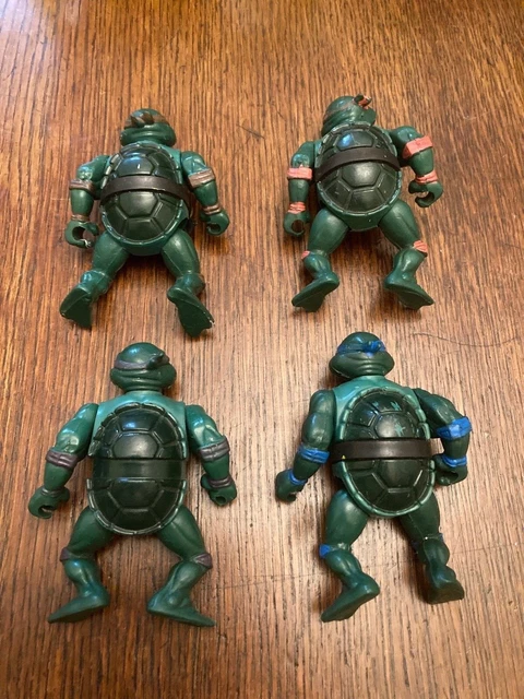 VINTAGE TMNT BOOTLEG Figures Teenage Mutant Ninja Turtles Qty 4 see ...