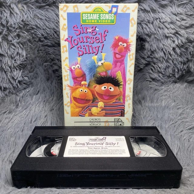 SESAME STREET SING Yourself Silly VHS Tape 1990 Home Video Movie ...