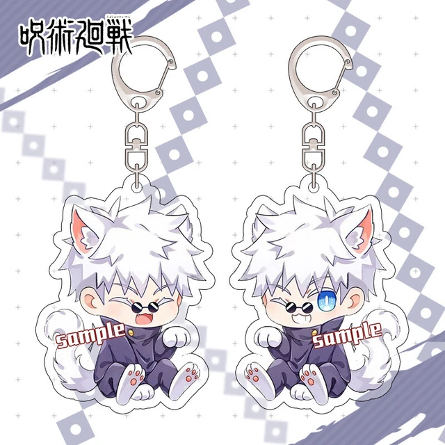 JUJUTSU KAISEN SATORU Gojo Keychain Acrylic Double-sided Key Ring ...