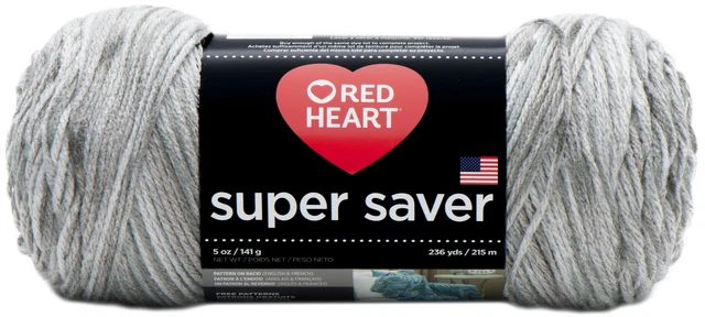 RED HEART SUPER Saver Yarn-Soapstone E300B-3976 £12.50 - PicClick UK