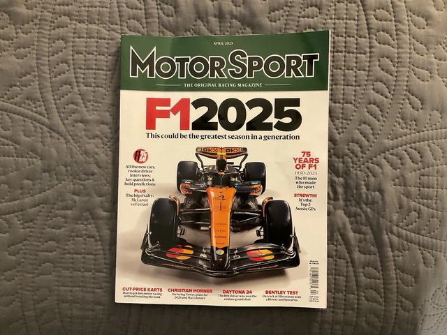 APRIL 2025 MOTORSPORT Magazine F1 2025 Preview $6.97 - PicClick CA