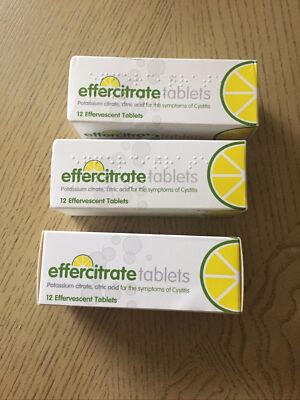 THREE POTASSIUM CITRATE For Symptoms Of Cystitis £12.50 - PicClick UK