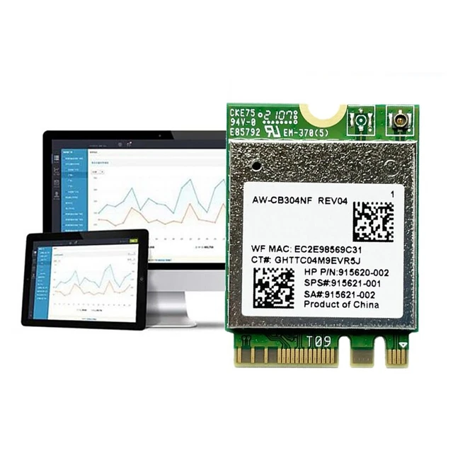 AW-CB304NF RTL8821CE Card 2.4G/5G Dual Band Bluetooth 4.2 433Mbps ...