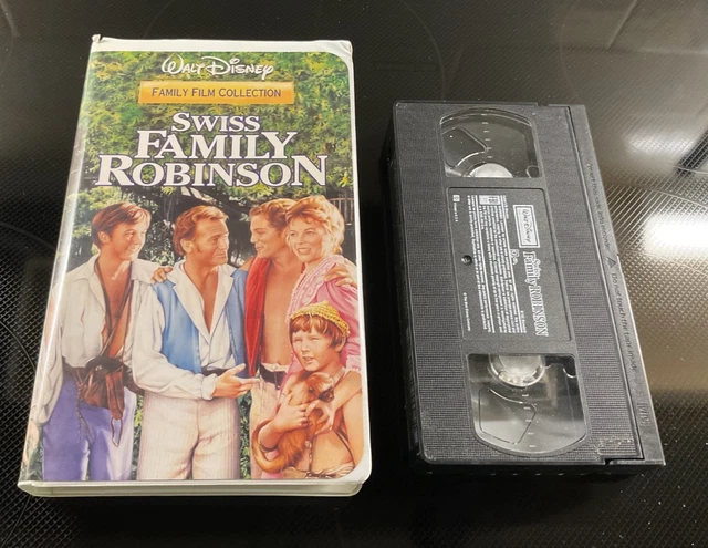 SWISS FAMILY ROBINSON VHS Tape Walt Disney Family Film Collection £5.20 ...