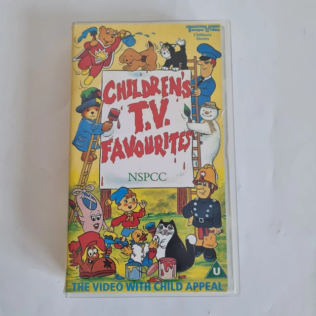 NSPCC CHILDREN'S TV Favourites VHS Video Cassette Tape Working 1980s ...