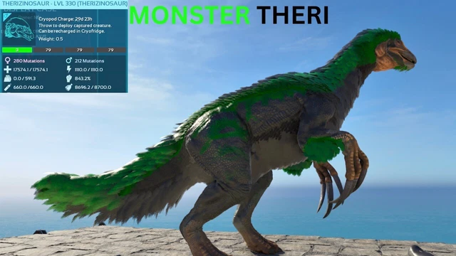 ARK SURVIVAL ASCENDED pve Top Stat Monster Theri Egg PC/XBOX/PS5 EUR 5 ...
