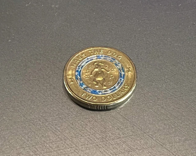 2021 AUS $2 Coin * WAGS The DOG * Wiggles 30th Anniversary * Lightly ...