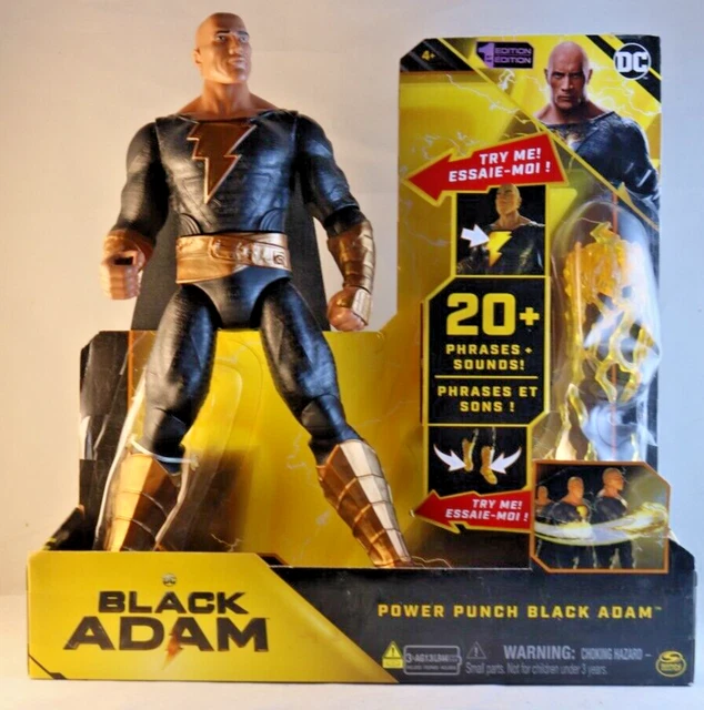 DC COMICS FIRST Edition Black Adam Power Punch 12 Inch Action Figure ...