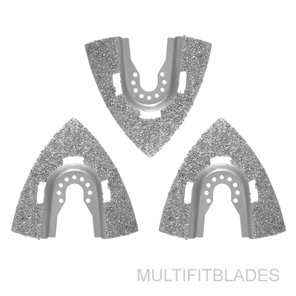 3 X OSCILLATING Triangular Carbide Rasps Old style Porter Cable, FatMax ...