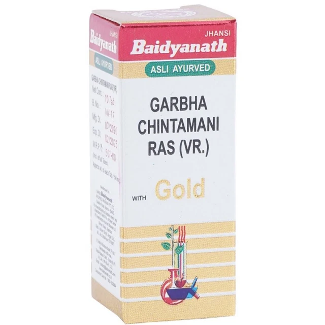 BAIDYANATH GARBHA CHINTAMANI Ras Vr (Swarna Yukta) Controls Bleeding ...