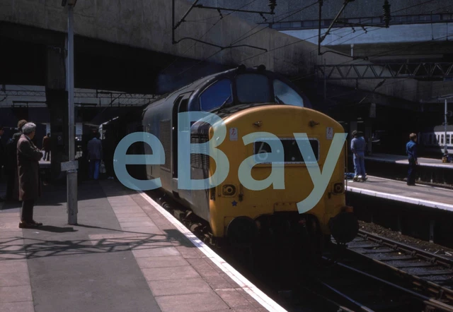 35MM RAILWAY SLIDE of Class 37 37125 @ Birmingham New Street Copyright ...