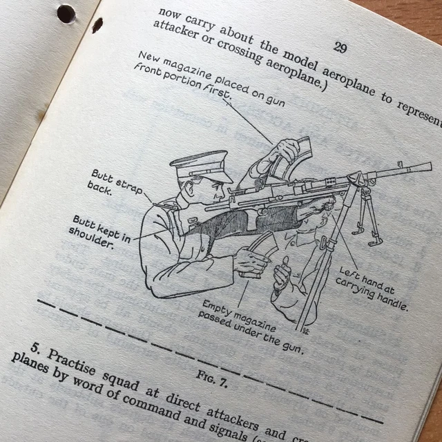 ORIGINAL WW2 BRITISH ARMY FIREARMS HISTORY BOOK: Small Arms Anti ...