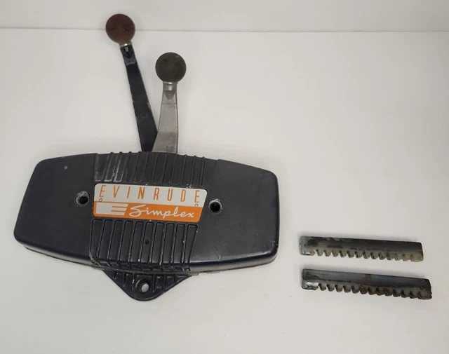 VINTAGE EVINRUDE SIMPLEX Outboard Boat Motor Throttle Control with ...
