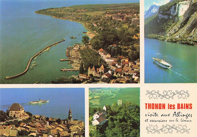 74 THONON LES Bains Bateau En Route Vers Saint Gingolph Yvoi EUR 5,00 ...