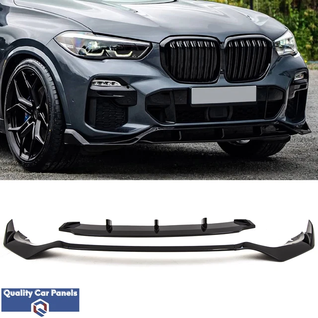 FRONT LIP SPLITTER Spoiler M Performance Style Gloss Black BMW X5 G05 ...