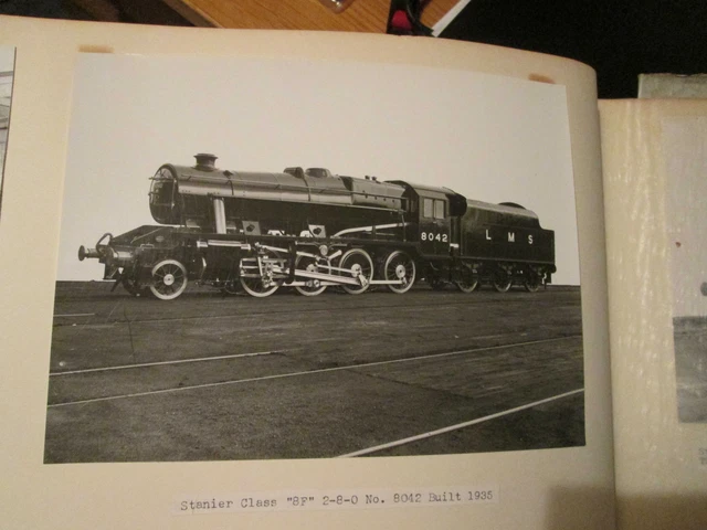 RAILWAY PHOTO 8X6 LMS Stanier 8F 2-8-0 No 8042 ex works c1935 £4.99 ...