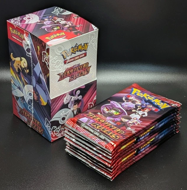 POKEMON DESTINED RIVALS Booster Box & Packs x10 £1.75 - PicClick UK