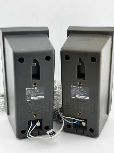 PANASONIC SB-FS335 SPEAKERS Pair 6 Ohm 70W Hi-Fi Stereo Wall Mount £19. ...